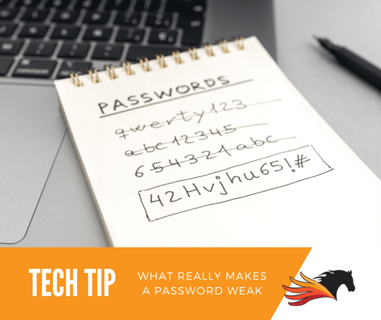 Tech Tip: What Really Makes a Password Weak - Pegasus Technologies